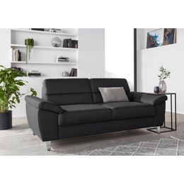 Sit & More 2,5-Sitzer SIT & MORE "Sorano", schwarz, B:208cm H:88cm T:91cm, Sofas, Breite 208 cm