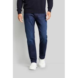 5-Pocket-Jeans Bugatti Gr. 33, Länge 34, blau (marine) Herren Jeans 5-Pocket-Jeans mit einem leichten Used Look