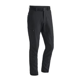 Funktionshose Maier Sports "Torid slim" Gr. 23, Kurzgrößen, schwarz Herren Hosen Wanderhose, atmungsaktive Outdoor-Hose, 4 Taschen, Slim Fit