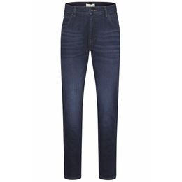 5-Pocket-Jeans Bugatti Gr. 3836, Länge 36, blau (dunkelblau) Herren Jeans mit Power Stretch