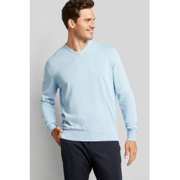 Rundhalspullover Bugatti Gr. L, blau (hellblau) Herren Pullover Rundhalspullover mit komfortablem Schnitt