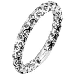 Fingerring Jobo Fingerringe Gr. 52, Silber 925 (Sterlingsilber), silberfarben (silber 925) Damen 925 Silber