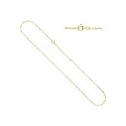 Goldkette Jobo Halsketten Gr. Gelbgold 333, Länge: 45 cm, goldfarben (gelbgold 333) Damen Singapurkette 333 Gold 45 cm 1,8 mm