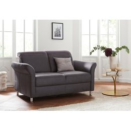 Sit & More 2-Sitzer SIT & MORE "Darwin", grau (anthrazit), B:159cm H:83cm T:96cm, Sofas, inklusive Federkern, wahlweise mit Kopfteilverstellung