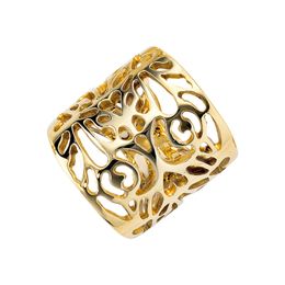 Goldring Jobo Fingerringe Gr. 52, Gelbgold 585, gelb (gelbgold 585) Damen breit 585 Gold