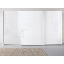 Schwebetürenschrank Rauch "Oteli" Schränke Gr. B/H/T: 360 cm x 210 cm x 68 cm, 3 St., weiß (weiß, hochglanz weiß) Schwebetürenschränke und Schiebetürenschränke in verschiedenen Dekor- Hochglanzfarben