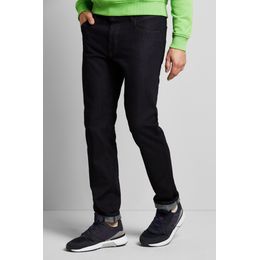 5-Pocket-Jeans Bugatti, Herren, Gr. 36, L&auml;nge 34, blau (blau raw denim), 82% Baumwolle, 18% Elasthan, Jeans 5-Pocket-Jeans, mit Power Stretch