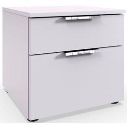 Nachtkommode wimex "Level by fresh to go" Sideboards Gr. B/H/T: 41 cm x 39 cm x 41 cm, 2 St., weiß 2 Schubladen mit soft-close Funktion, 41cm breit, 39cm hoch