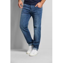 5-Pocket-Jeans Bugatti Gr. 33, Länge 32, blau (mittelpureblau) Herren Jeans 5-Pocket-Jeans mit Power Stretch