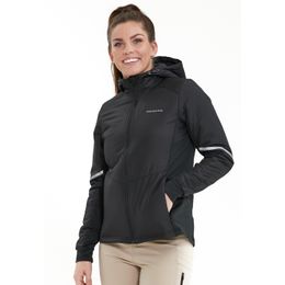 Laufjacke Endurance "Princey" Gr. 44, schwarz Damen Jacken Sportjacken mit einstellbarer Kapuze