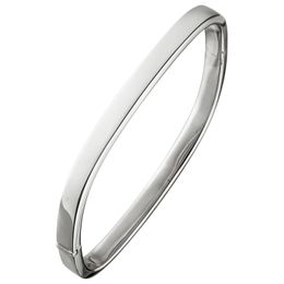 Armreif Jobo Armbänder Gr. Silber 925 (Sterlingsilber), silberfarben (silber 925) Damen eckig 925 Silber