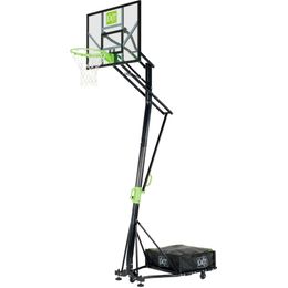 Basketballständer EXIT "GALAXY Portable" Ballsportkörbe schwarz Kinder Spielbälle Wurfspiele in 5 Höhen einstellbar