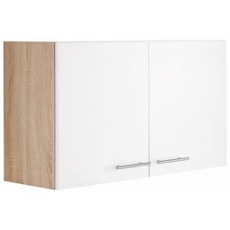 Hängeschrank Optifit "Kalmar" Schränke Gr. B/H/T: 100 cm x 58 cm x 35 cm, 2 St., weiß Hängeschränke Breite 100 cm