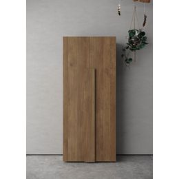 Garderobenschrank Inosign "Jupiter" Schränke Gr. B/H/T: 78 cm x 187 cm x 33 cm, 2 St., Komplettausführung, braun (mercure nb holzstruktur) Garderobenschränke Breite 78 cm