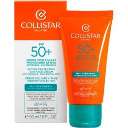 Collistar Sonnenpflege Sun Protection Active Protection Sun Face Cream SPF 50+