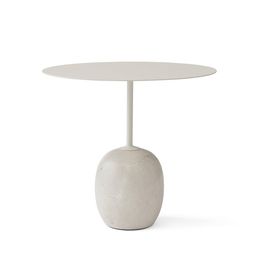 &tradition &Tradition - Lato Beistelltisch H 45 cm, 40 x 50 cm, ivory white / crema diva Marmor