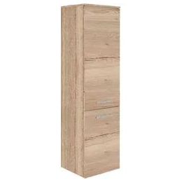 Midischrank Marlin "3040" Schränke Gr. B/H/T: 40 cm x 148,8 cm x 35 cm, links, 2 St., braun (eiche struktur) Bad-Midischrank Breite 40 cm