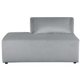 Recamiere LEONIQUE "Alexane", grau, B:85cm H:70cm T:122cm, Sofas, Ottomane, Modul zum eigenen Zusammenstellen; viele Bezugsqualitäten und Farben