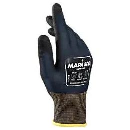 Mapa Professional Ultrane 500 Nicht Einweg Arbeitshandschuhe Nitril Ungepudert Large (L) Schwarz 2 Handschuhe