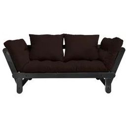 Schlafsofa KARUP DESIGN "Beat" Sofas Gr. Gestell: schwarz, braun inkl. Futonmatratze