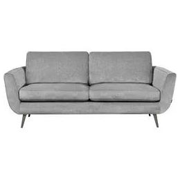 2,5-Sitzer furninova "Smile" Sofas Gr. B/H/T: 197cm x 85cm x 93cm, Struktur, ohne Bettfunktion, weiß (silber) im skandinavischen Design