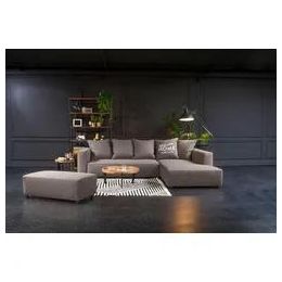 Ecksofa Tom Tailor HOME "HEAVEN CASUAL XL" Sofas Gr. B/H/T: 302cm x 85cm x 221cm, Struktur fein TBO, Recamiere rechts, mit Bettfunktion-mit Bettkasten, braun (soft brown tbo 22) aus der COLORS COLLECTION, wahlweise mit Bettfunktion & Bettkasten