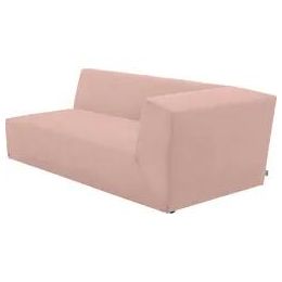 Sofa-Eckelement Tom Tailor HOME "ELEMENTS" Polsterelemente Gr. Samtstoff TSV, rosa (rose tsv 27) Sofa-Element Ecksofa mit Armlehne rechts