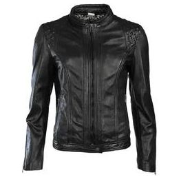 Bikerjacke JCC "Cabira" Gr. 44, schwarz Damen Jacken