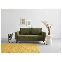 2,5-Sitzer Inosign "Lörby" Sofas Gr. B/H/T: 180cm x 90cm x 92cm, Struktur weich, Struktur weich, grün Belastbarkeit bis 140kg pro Sitzplatz, auch mit Aqua clean-Bezug