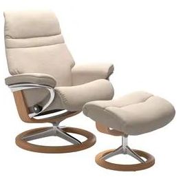 Relaxsessel stressless "Sunrise", beige (beige jasmine), B:83cm H:105cm T:74cm, Leder BATICK: BATICK ist ein leicht korrigiertes, durchgefärbtes und genarbtes Möbelleder, bei dem die meisten Unebenheiten und Spuren in der Regel entfernt wurden., Leder PALOMA: PALOMA ist ein durchgefärbtes Semianilin-Möbelleder mit natürlicher Narbung., ROHLEDER Stoff Q2 FARON: Ein fester zuverlässiger Bouclu00e9 m