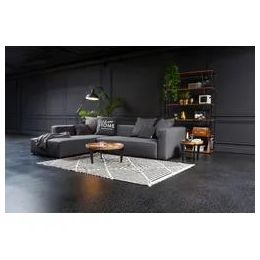 Ecksofa Tom Tailor HOME "HEAVEN CASUAL M" Sofas Gr. B/H/T: 282cm x 85cm x 221cm, Struktur fein TBO, Recamiere links, ohne Bettfunktion-ohne Bettkasten, grau (woven grey tbo 19) aus der COLORS COLLECTION, wahlweise mit Bettfunktion & Bettkasten