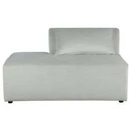 Recamiere LEONIQUE "Alexane" Sofas Gr. B/H/T: 85cm x 70cm x 122cm, Samtoptik, Recamiere rechts, beige Ottomane Modul zum eigenen Zusammenstellen; viele Bezugsqualitäten und Farben