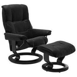 Relaxsessel stressless "Mayfair" Sessel Gr. Leder BATICK, Classic Base Schwarz, Relaxfunktion-Drehfunktion-PlusTMSystem-Gleitsystem, B/H/T: 79 cm x 101 cm x 73 cm, schwarz (black batick) mit Classic Base, Größe S, M & L, Gestell Schwarz