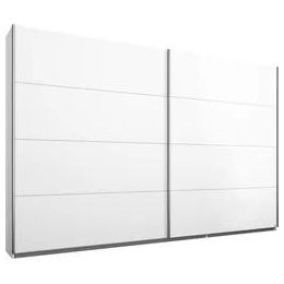 Schwebetürenschrank Rauch "Imposa" Schränke Gr. B/H/T: 271 cm x 210 cm x 62 cm, ohne Spiegel, 2 St., weiß (weiß, hochglanz) mit Hochglanzfront