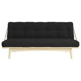 Schlafsofa KARUP DESIGN "Folk" Sofas Gr. B/H/T: 190 cm x 90 cm x 130 cm, Gestell: Natur, braun aus massiven Kiefernholz, inkl. Futonmatratze