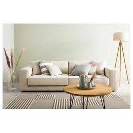 3-Sitzer OTTO products "Grenette" Sofas Gr. B/H/T: 244cm x 77cm x 102cm, Baumwollmix, beige (natur) Modulsofa, im Baumwoll-Leinenmix oder aus recycelten Stoffen