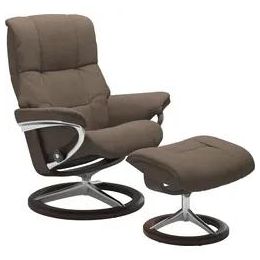 Relaxsessel stressless "Mayfair", braun (schwarz beige q2 faron), B:83cm H:102cm T:73cm, Leder BATICK: BATICK ist ein leicht korrigiertes, durchgefärbtes und genarbtes Möbelleder, bei dem die meisten Unebenheiten und Spuren in der Regel entfernt wurden., Leder PALOMA: PALOMA ist ein durchgefärbtes Semianilin-Möbelleder mit natürlicher Narbung., ROHLEDER Stoff Q2 FARON: Ein fester zuverlässiger Bou