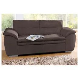 2-Sitzer COTTA "Leandra" Sofas Gr. B/H/T: 185cm x 88cm x 90cm, Kunstleder SOFTLUX, braun