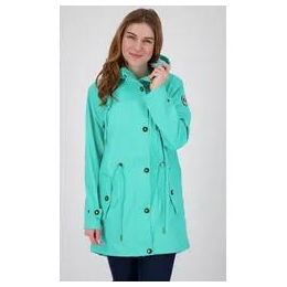 Regenjacke DEPROC ACTIVE "Friesennerz LOVE PEAK UNI WOMEN" Gr. 52 (XXL), blau Damen Jacken auch in Großen Größen erhältlich