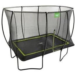 Gartentrampolin EXIT "Silhouette", schwarz, Trampoline, Kinder, B: 214cm, BxT: 214x305 cm, mit Sicherheitsnetz