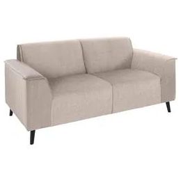 2-Sitzer DOMO collection "Amora" Sofas Gr. B/H/T: 178cm x 81cm x 90cm, Struktur, ohne Funktion, beige inklusive komfortablem Federkern