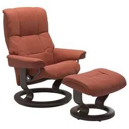 Relaxsessel stressless "Mayfair" Sessel Gr. Leder PALOMA, Classic Base Wenge, Relaxfunktion-Drehfunktion-PlusTMSystem-Gleitsystem, B/H/T: 88 cm x 102 cm x 77 cm, rot (henna paloma) mit Classic Base, Größe S, M & L, Gestell Wenge