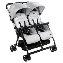 Zwillingsbuggy Chicco "OHlalà Twin, Silver Cat" silberfarben (silver cat) Baby Kinderwagen Zwillingskinderwagen