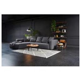 Ecksofa Tom Tailor HOME "HEAVEN CASUAL XL" Sofas Gr. B/H/T: 302cm x 85cm x 221cm, Struktur fein TBO, Recamiere links, ohne Bettfunktion-ohne Bettkasten, grau (woven grey tbo 19) aus der COLORS COLLECTION, wahlweise mit Bettfunktion & Bettkasten