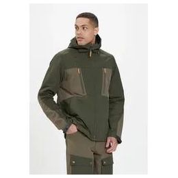 Outdoorjacke WHISTLER "ELDON M" Gr. S, grün (grün-braun) Herren Jacken aus atmungsaktivem Material