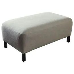 Hockerbank Places of Style "Trapani" Hocker Gr. B/H/T: 109 cm x 46 cm x 65 cm, Soft clean, grau (light grey) Polsterbank Polsterhocker passend zum Ecksofa "Trapani", Soft Clean-Bezug leicht zu reinigen