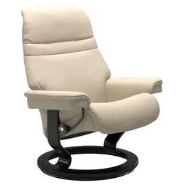 Relaxsessel stressless "Sunrise", beige (cream batick), B:79cm H:103cm T:73cm, Leder BATICK: BATICK ist ein leicht korrigiertes, durchgefärbtes und genarbtes Möbelleder, bei dem die meisten Unebenheiten und Spuren in der Regel entfernt wurden., Leder PALOMA: PALOMA ist ein durchgefärbtes Semianilin-Möbelleder mit natürlicher Narbung., ROHLEDER Stoff Q2 FARON: Ein fester zuverlässiger Bouclu00e9 mi