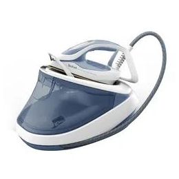 Tefal Dampfbügelstation "GV9710 Pro Express Ultimate" Dampfbügelstationen 7,6 Bar Druck, konstante Dampfabgabe: 155 gMin, Dampfstoß: 580 gMin. blau (blau, weiß)