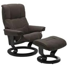 Relaxsessel stressless "Mayfair" Sessel Gr. Leder BATICK, Classic Base Schwarz, Relaxfunktion-Drehfunktion-PlusTMSystem-Gleitsystem, B/H/T: 75cm x 99cm x 73cm, braun (brown batick) mit Classic Base, Größe S, M & L, Gestell Schwarz