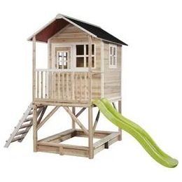 Spielturm EXIT "Loft 500" Spieltürme beige (natur, weiß) Kinder BxTxH: 328x255x185 cm